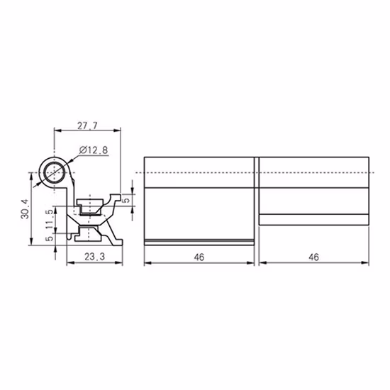 Aluminum European Groove Casement Window and Door Hinge - Gansu Hinge Inc.